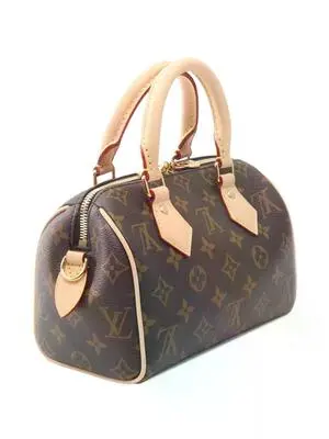 LOUIS VUITTON Monogram Speedy Bandouliere 20 Satchel - Brown