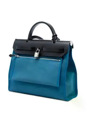 Hermès Toile Herbag Zip 31 Satchel