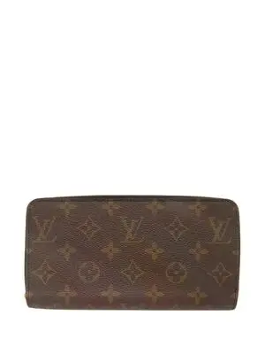 LOUIS VUITTON 2018 Monogram Zippy Wallet Long Wallets - Brown
