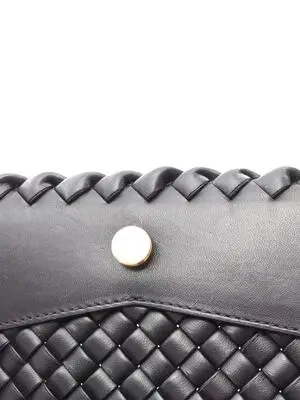 Bottega Veneta Small Padded Intrecciato Cobble Crossbody Bag - Black