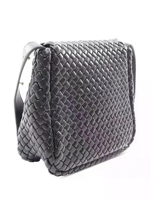 Bottega Veneta Small Padded Intrecciato Cobble Crossbody Bag - Black