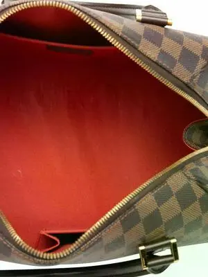 LOUIS VUITTON Damier Ebene Ribera Mm Handbag