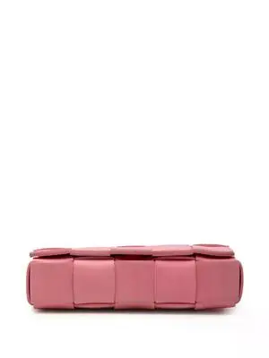 Bottega Veneta Small Nappa Intrecciato Cassette Crossbody Bag - Pink