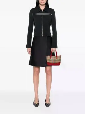 Burberry Haymarket Check Canvas Tote Bag