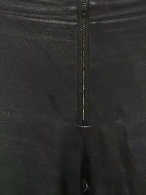 Alice + Olivia Lambskin Skinny Trousers