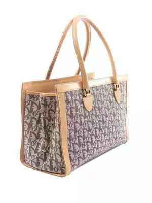 Dior Diorissimo Trotter Canvas Double Pocket Tote Bag