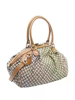 Gucci Diamante Canvas Sukey Satchel