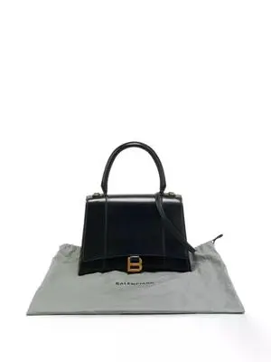 Balenciaga Hourglass Leather Shoulder Bag