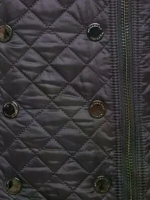 Burberry Quilted Jacket With Leather Trim