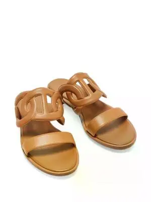 Hermès Lagune Interlocking-link Sandals