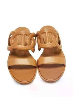 Hermès Lagune Interlocking-link Sandals