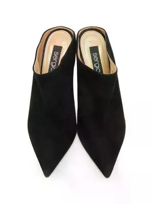SERGIO ROSSI Godiva Pointed-toe Mules