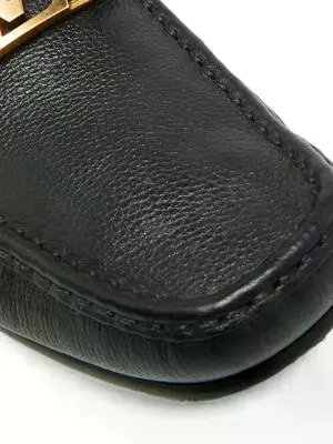 LOUIS VUITTON Montaigne Leather Loafers