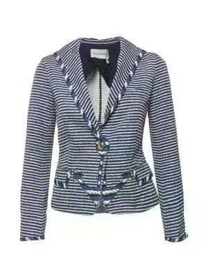 Saint Laurent Striped Jacket - Blue