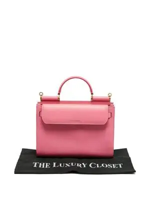 Dolce & Gabbana Sicily Leather Tote Bag