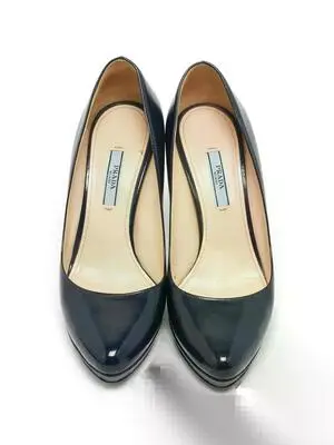 Prada Patent Leather Platform Pumps