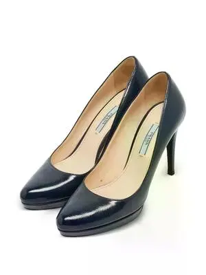 Prada Patent Leather Platform Pumps