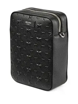 JIMMY CHOO Kimi Leather Messenger Bag