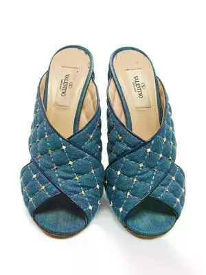 Valentino Garavani Rockstud Crisscross Sandals