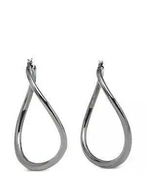 Valentino Garavani Engraved Logo Hoop Earrings