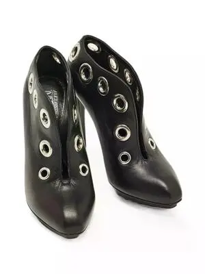 Alexander McQueen Eyelet-detail Ankle Boots