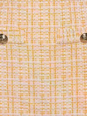 Maje Pink Tweed Mini Skirt