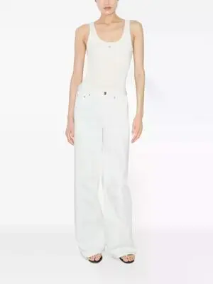 Tory Burch Ribbed Knit Tank Top - Neutrals