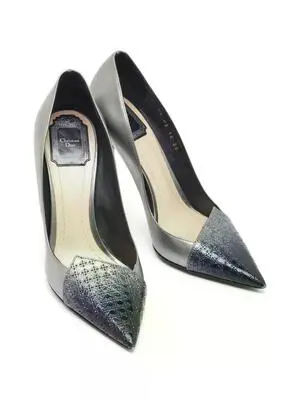 Dior Cannage Cap Toe Pumps