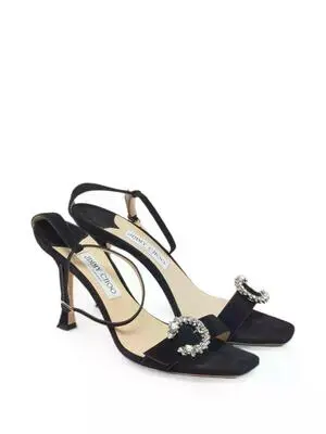JIMMY CHOO Marsai Crystal-embellished Heeled Sandals
