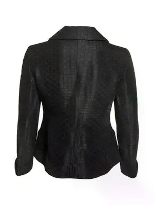 Emporio Armani Jacquard Single-breasted Blazer