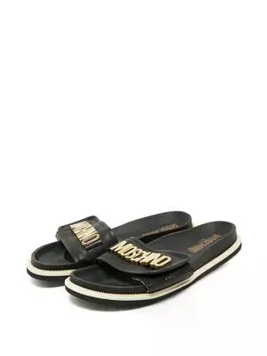 Moschino Plaque Sandals