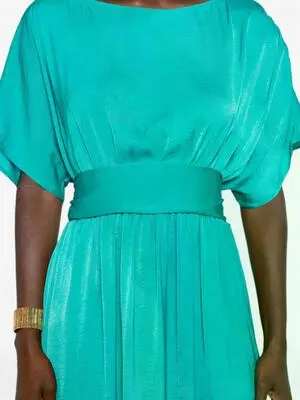 MOUTAKI Belted Maxi Dress
