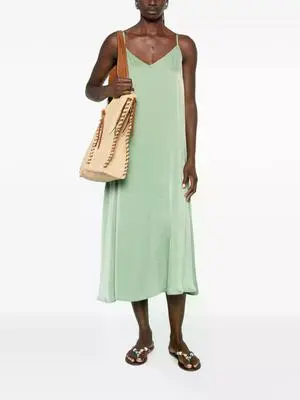 MOUTAKI V-neck Midi Dress