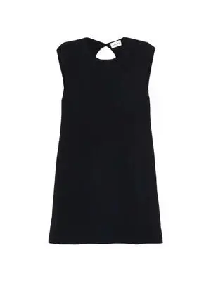 P.a.r.o.s.h Sleeveless Knit Mini Dress - Blue