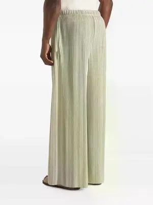Manière De Voir Jonas Pleated Wide-leg Trousers - Neutrals