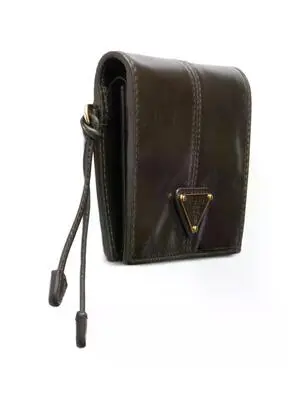 Prada Small Leather Wallet - Green