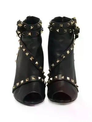Valentino Garavani Rockstud Bow Ankle Boots