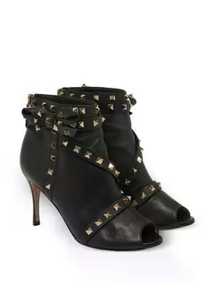 Valentino Garavani Rockstud Bow Ankle Boots