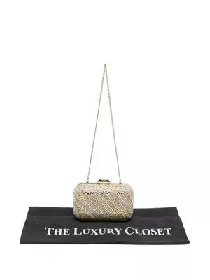 JIMMY CHOO Cloud Crystal-embellished Clutch Bag