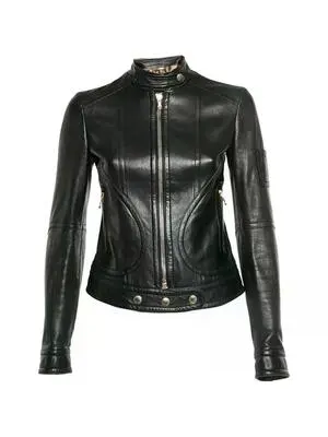 Dolce & Gabbana Sheep Leather Biker Jacket