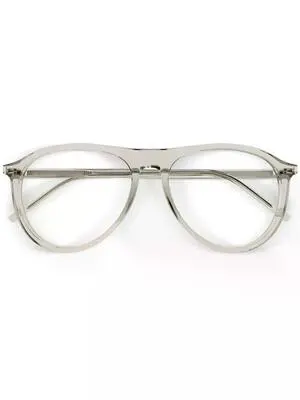 Saint Laurent Round Frame Glasses - Neutrals