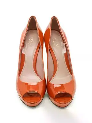 Gucci Peep-toe Stiletto Pumps