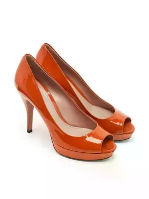 Gucci Peep-toe Stiletto Pumps