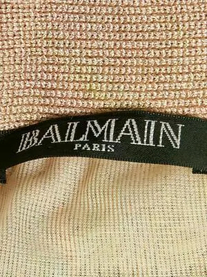 Balmain Fringed Halterneck Mini Dress
