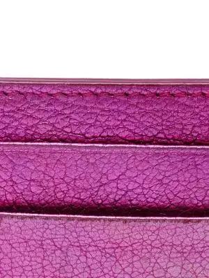 Balenciaga Logo Leather Card Holder
