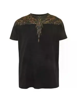 COUNTY OF MILAN X Marcelo Burlon Wings-print Cotton T-shirt - Black
