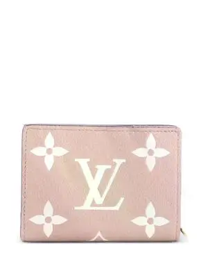 LOUIS VUITTON Clea Wallet Bicolor Monogram Empreinte Giant Small Wallets