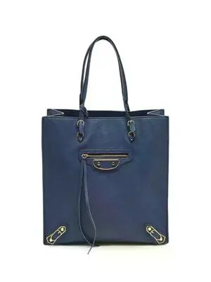 Balenciaga Papier A5 Tote Bag - Blue