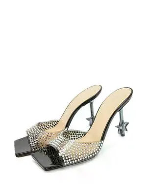 Mach & Mach Star Crystal-embellished Sandals