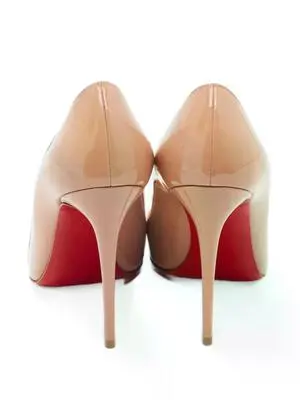 CHRISTIAN LOUBOUTIN Kate Patent Leather Pumps - Neutrals